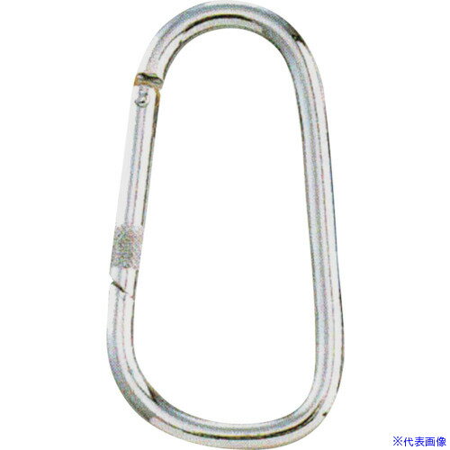 オレンジブック トラスコ中山　TRUSCODOGYU デ・カラービナF−500 メッキ 〔品番:01549〕[ 注番:2700462]特長●小物やツールをぶら下げることが出来ます用途●小物用。仕様●色：シルバー仕様2●スチールメッキ仕様●登...