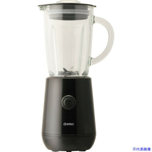 オレンジブック トラスコ中山　TRUSCOdretec ミキサー ミクシス ブラック 〔品番:MX903BK〕[ 注番:2708376]特長●・ガラスカップとボトルの2WAYで使用できます●・ボトルはドリンクキャップを付けてそのまま飲めます...