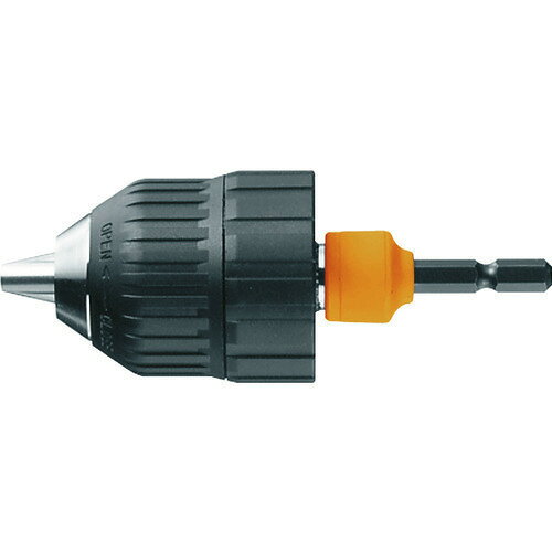オレンジブック トラスコ中山　TRUSCOTRUSCO キーレスドリルチャック 0.8〜10.0mm 〔品番:TKC180〕[ 注番:2709414]特長●強靱六角シャンク採用によりチャック軸の折れが激減しました。用途●充電ドライバーに取り...