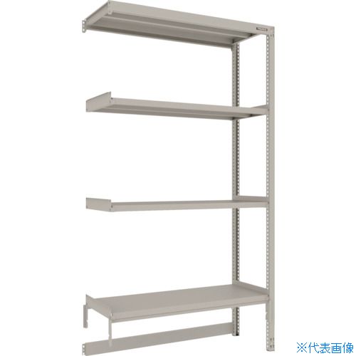 オレンジブック トラスコ中山　TRUSCOTRUSCO スチールラック M2型軽中量棚 台車天板収納型 1160X450XH2100 4段 連結 〔品番:M2DB7444B〕[ 注番:2719389]特長●台車の天板高さに合わせて下段高さを...