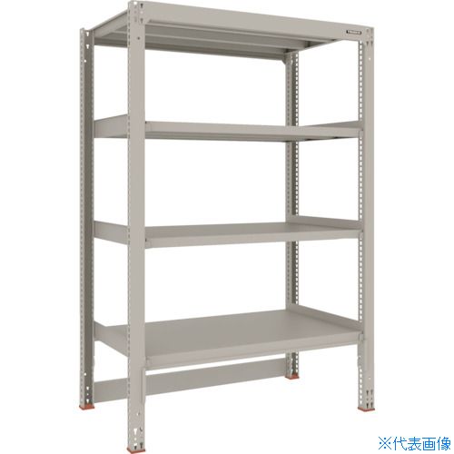 オレンジブック トラスコ中山　TRUSCOTRUSCO スチールラック M3型中量棚 台車天板収納型 H1800XW1200XD721 4段 単体 〔品番:M3DB6474〕[ 注番:2719413]特長●台車の天板高さに合わせて下段高さを...