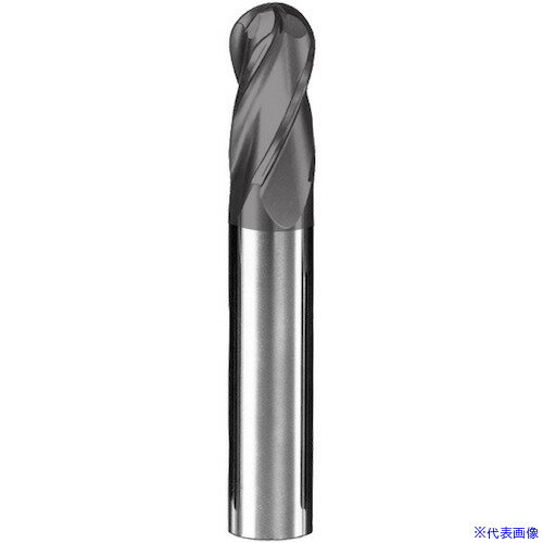 オレンジブック トラスコ中山　TRUSCO京セラ 4枚刃 ボールエンドミル ミリ仕様 1MB(AlTiNコーティング) 〔品番:48621〕[ 注番:2730130]特長●幅広い被削材に対応可能です。仕様●刃数ZEFP(枚)：4●切削径DC...