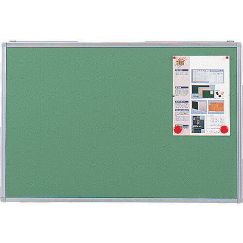 オレンジブック トラスコ中山　TRUSCOTRUSCO エコロジークロス掲示板 900X1800 グリーン 〔品番:KE36SGM〕[ 注番:2815656]特長●反りが生じにくく画鋲がささりやすい板面です。●着磁力がより強力になりました。...