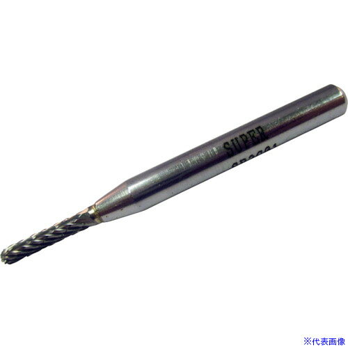 オレンジブック トラスコ中山　TRUSCOスーパー スーパー超硬バー シャンク径6mm(先丸円筒型)ダブルカット(刃径:3.0) 〔品番:SB2C01〕[ 注番:2818337]特長●独自開発の刃形状により、高速回転使用時にバーが不用意に被...