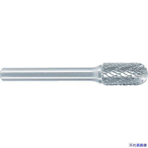 オレンジブック トラスコ中山　TRUSCOスーパー スーパー超硬バー シャンク径6mm(先丸円筒型)ダブルカット(刃径:5.0) 〔品番:SB2C03〕[ 注番:2818345]特長●独自開発の刃形状により、高速回転使用時にバーが不用意に被...