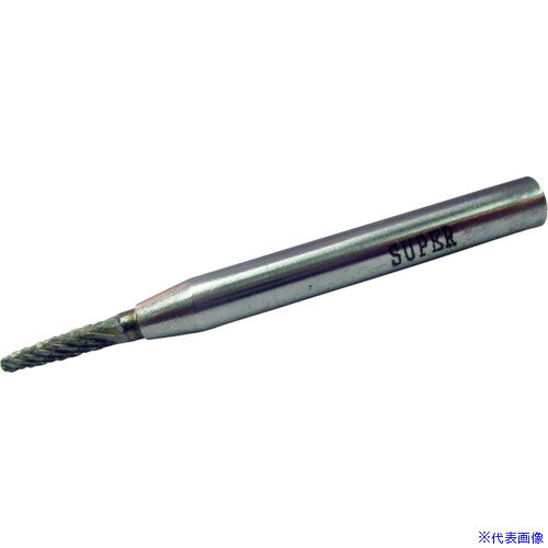 オレンジブック トラスコ中山　TRUSCOスーパー スーパー超硬バー シャンク径6mm(砲弾型)ダブルカット(刃径:3.0) 〔品番:SB3C01〕[ 注番:2818451]特長●独自開発の刃形状により、高速回転使用時にバーが不用意に被切削...