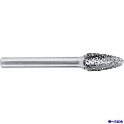オレンジブック トラスコ中山　TRUSCOスーパー スーパー超硬バー シャンク径6mm(砲弾型)シングルカット(刃径:9.5) 〔品番:SB3C03S〕[ 注番:2818523]特長●独自開発の刃形状により、高速回転使用時にバーが不用意に被...