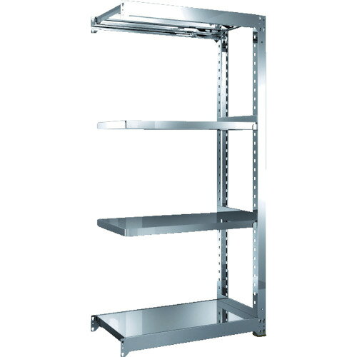 オレンジブック トラスコ中山　TRUSCOTRUSCO ステンレス棚 SM3型 900X471XH1800 4段 連結 〔品番:SM36354B〕[ 注番:2837404]特長●ボルトを1本も使用しないボルトレス構造のため組立が簡単です。●...