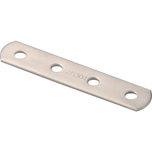 オレンジブック トラスコ中山　TRUSCOTRUSCO ジョイント金具19型フラット ステンレス 長さ100 穴数4 〔品番:TK19F4S〕[ 注番:2840863]特長●手軽で多彩な組み合わせができる部材です。●生活用品の連結金具として...