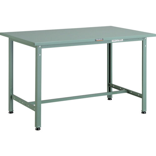 オレンジブック トラスコ中山　TRUSCOTRUSCO 軽荷重作業台(300kg)AE型 1200X900XH740 基本タイプ グリーン色 〔品番:SAE1209〕[ 注番:2851504]特長●スチール天板を使用し、汚れがひと拭きで取れ...
