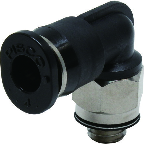 オレンジブック トラスコ中山　TRUSCOPISCO チューブフィッティング ミニエルボチューブ4ネジM5X08色M 〔品番:PL4M5M〕[ 注番:2907208]特長●スタンダードタイプに比べ、容積比40%の小型化に成功したワンタッチ継...