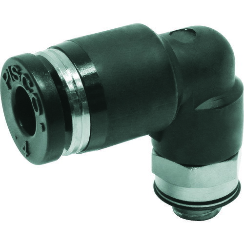 オレンジブック トラスコ中山　TRUSCOPISCO チューブフィッティング エルボ 適合外径4mm 接続口径M5×0.8 〔品番:PL4M5〕[ 注番:2908905]特長●機種により取付け後、チューブの取出角度が変えられます。●条件によ...