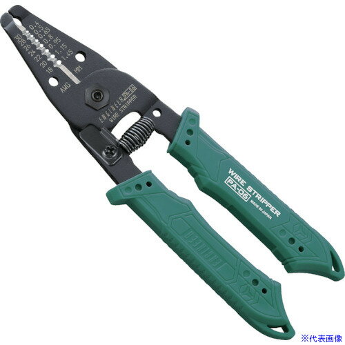 オレンジブック トラスコ中山　TRUSCOENGINEER ワイヤーストリッパー 細線用 175mm 〔品番:PA06〕[ 注番:2942861]特長●抜群の切れ味を持続する高性能ストリッパーです。●ストリップ穴は、単線にもより線にも適合す...
