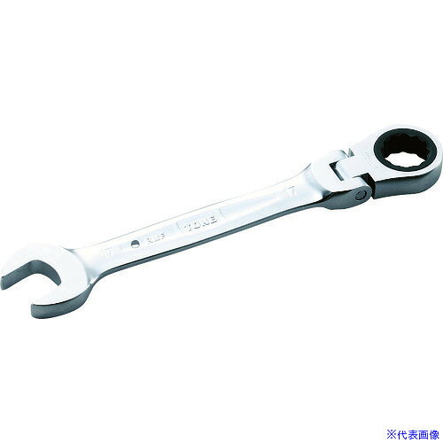 オレンジブック トラスコ中山　TRUSCOTONE 首振ラチェットめがねレンチ 17mm 〔品番:RMF17〕[ 注番:2944065]特長●ヘッドを任意の角度に調整できるため、今まで工具が届かなかった作業箇所に最適です。●安全ロープ取り付...