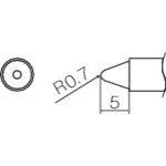 オレンジブック トラスコ中山　TRUSCO白光 こて先 0.7B型 〔品番:T12B3〕[ 注番:2945835]特長仕様●適合機種：FM-2027・FM-2028●コテ先名称：0.7B型仕様2●鉛フリーはんだ対応●適合ステーション本体：F...