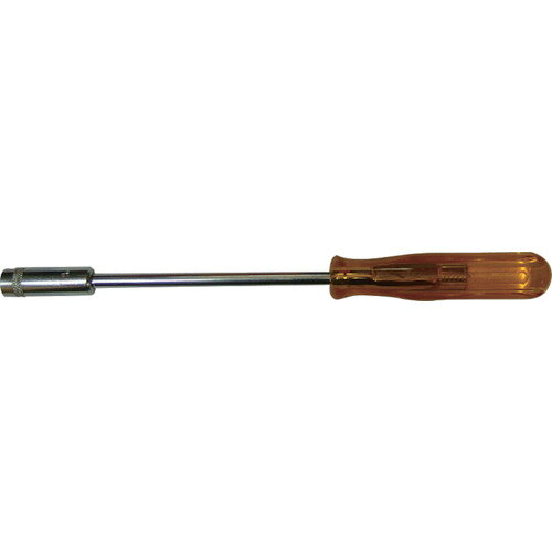 オレンジブック トラスコ中山　TRUSCOBROWN ナットドライバー 対辺7mm 軸長125mm 全長210mm 〔品番:D867〕[ 注番:2953056]特長●六角ボルト・ナット着脱専用です。用途●奥まった場所のボルト・ナットの着脱。...