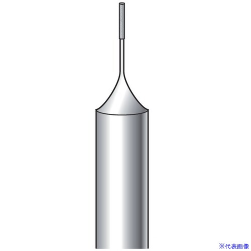 オレンジブック トラスコ中山　TRUSCOナカニシ 電着CBNバー 円筒型 φ0.8×3×軸φ3 #230 〔品番:12019〕[ 注番:2978237]特長●インターナル極小径穴加工から外径研削粗加工まで高い研削性と耐久性を発揮します。●...