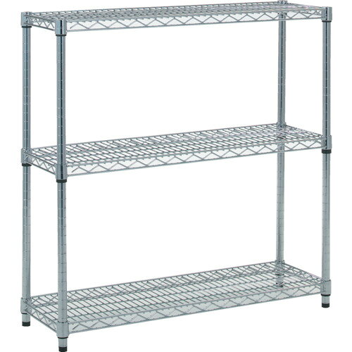 オレンジブック トラスコ中山　TRUSCOTRUSCO スチール製メッシュラック W905XD305XH923 3段 〔品番:TME3333〕[ 注番:2995808]特長●棚板は25mmピッチで位置変更可能です。●アジャスターは+15mm...