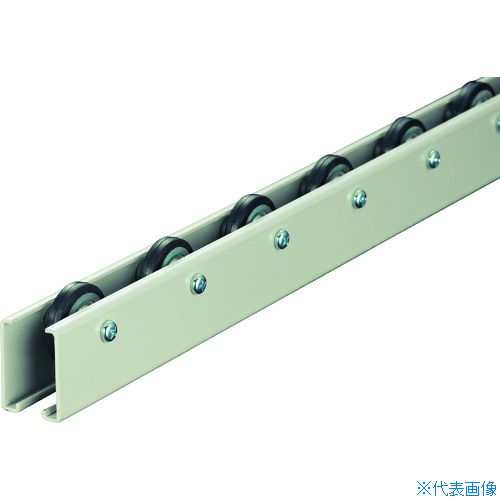 オレンジブック トラスコ中山　TRUSCOTRUSCO ホイールコンベヤ ゴムライニングΦ40X9 P50X3000 〔品番:V40G503000〕[ 注番:3005917]特長●ゴムライニングホイールを使用したコンベヤです。用途●傷を付け...