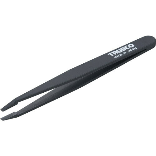 オレンジブック トラスコ中山　TRUSCOTRUSCO プラスチック製ピンセット 120mm 先平細型 〔品番:TPP233〕[ 注番:3017265]特長●非磁性、絶縁性、耐薬品性、剛性に優れています。●先端が面接触で細かなパーツを保持し...