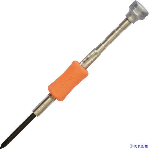オレンジブック トラスコ中山　TRUSCOVESSEL 精密ドライバーTD51 +0×26 〔品番:TD510〕[ 注番:3028925]特長●クッショングリップはハンドルを自在にスライドできるので、使いやすいお好みの位置に移動できます。●...