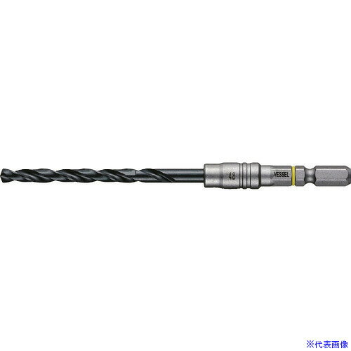 オレンジブック トラスコ中山　TRUSCOVESSEL クッションドリル鉄工用AMD 4.8mm 〔品番:AMD4.8〕[ 注番:3037339]特長●樹脂リングが芯振れ・ガタつきを抑制し、正確な穴あけを実現します。●芯振れ激減で高速穴あけ...