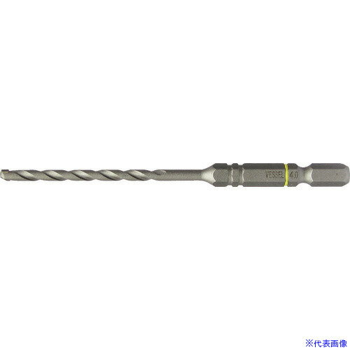 オレンジブック トラスコ中山　TRUSCOVESSEL クッションドリルコンクリート用ACD 4.0mm 〔品番:ACD4.0〕[ 注番:3039889]特長●モルタル・ブロック・レンガ・ALC・石こうボードなどの穴あけ、プラグアンカー挿入...