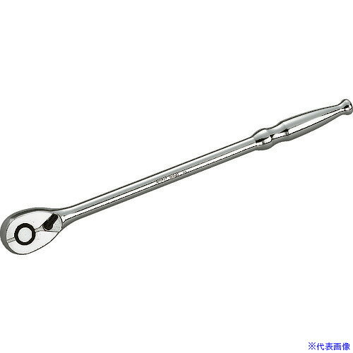オレンジブック トラスコ中山　TRUSCOKTC 12.7sq.ロングラチェットハンドル 歯数36枚 差込角12.7mm 全長375mm 〔品番:BR4L〕[ 注番:3075605]特長●グリップが長いロングタイプです。●ユニオン機構採用で...