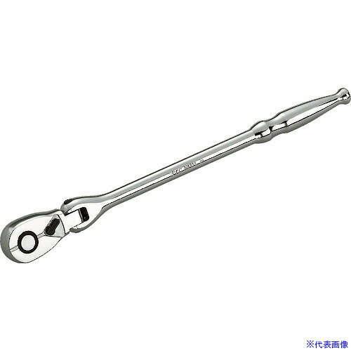 オレンジブック トラスコ中山　TRUSCOKTC 12.7sq.フレックスロングラチェットハンドル 〔品番:BR4FL〕[ 注番:3075621]特長●グリップが長いロングタイプです。●ユニオン機構採用で不用意なソケットの落下も防止します。...