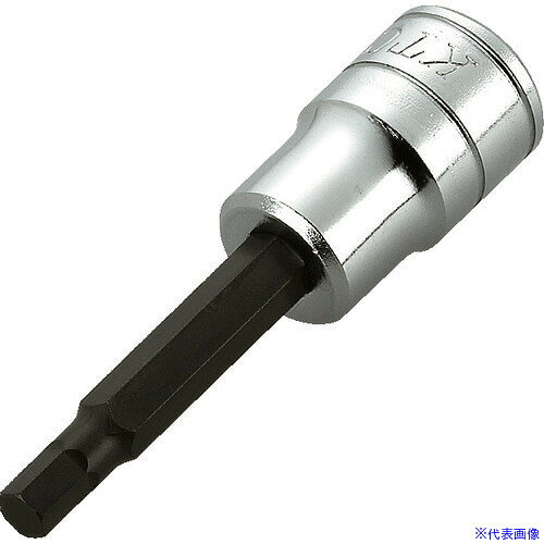 オレンジブック トラスコ中山　TRUSCOKTC 9.5sq.ヘキサゴンビットソケット3mm 〔品番:BT303〕[ 注番:3077551]特長●ビット部は差込式で交換が可能です。●スタンダードタイプです。●差込角側は応力の集中を防ぐパワー...