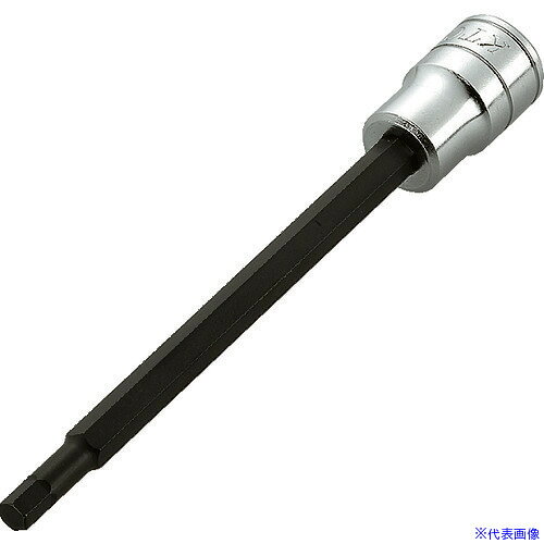 オレンジブック トラスコ中山　TRUSCOKTC 9.5sq.ロングヘキサゴンビットソケット3mm 〔品番:BT303L〕[ 注番:3077641]特長●ビット部は差込式で交換が可能です。●ロングタイプです。●差込角側は応力の集中を防ぐパワ...
