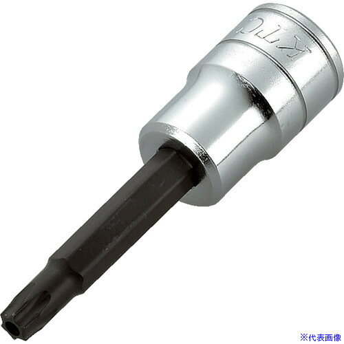 オレンジブック トラスコ中山　TRUSCOKTC 9.5sq.T型いじり止めトルクスビットソケットT45 〔品番:BT3T45H〕[ 注番:3078701]特長●ビット部は差込式で、交換が可能です。●T型いじり止め形状・スタンダードタイプで...