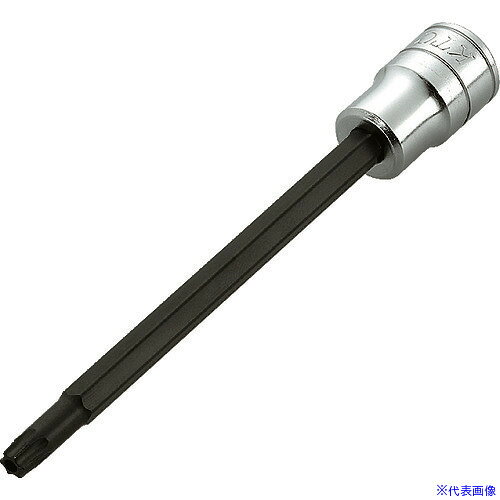 オレンジブック トラスコ中山　TRUSCOKTC 9.5sq.ロングT型いじり止めトルクスビットソケットT30 〔品番:BT3T30HL〕[ 注番:3078761]特長●ビット部は差込式で、交換が可能です。●T型いじり止め形状・ロングタイプ...