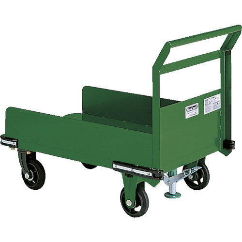 オレンジブック トラスコ中山　TRUSCOTRUSCO 鋼鉄製運搬車 900X600 三面パネル ストッパー付 〔品番:OHN23PS〕[ 注番:3081206]特長●溶接一体構造です。●三面パネル付なので変形物の搬送に最適です。●キャスタ...