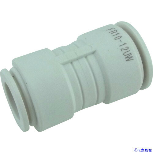 オレンジブック トラスコ中山　TRUSCOチヨダ チューブ継手 ファイブ異径ユニオン W(白) 10mm×12mm 〔品番:FR1012UW〕[ 注番:3094413]特長仕様●流体温度(℃)：-5〜60(空気)、5〜40(水)●使用流体：...