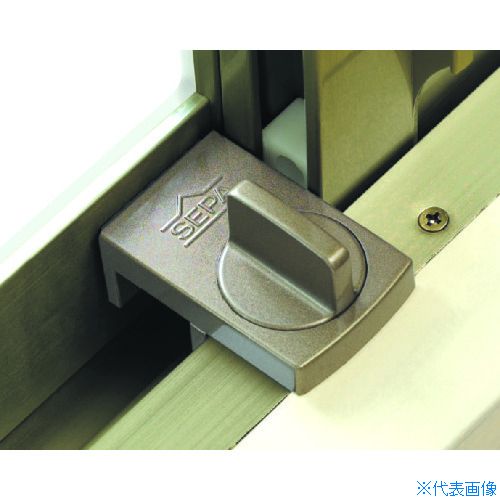 オレンジブック トラスコ中山　TRUSCOHINAKA スタンダード戸じまりくん 〔品番:158U〕[ 注番:3106217]特長●窓枠に取り付け、防犯効果を高めます。仕様●色：アンバー●本体寸法(mm)縦×横×奥行：55×36×41●材質...