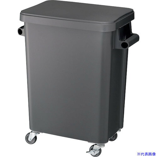 オレンジブック トラスコ中山　TRUSCORISU 厨房用キャスターペール45L 排水栓付 ダークグレー 〔品番:GGYK003〕[ 注番:3156881]特長●排水栓付きですので液体の排出に便利です。用途●厨房用ペールに。仕様●色：ダーク...