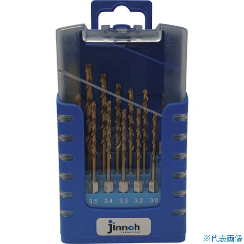 オレンジブック トラスコ中山　TRUSCOjinnoh ステンレスドリル14本セット TCH14S 〔品番:TCH14S〕[ 注番:3157112]特長●TIN（窒化チタン）コーティングで耐摩耗性を向上させ、食いつきの良い独自形状の刃先を採...