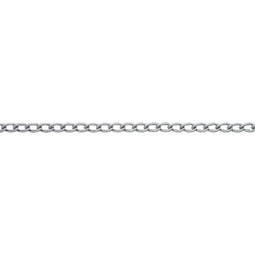 オレンジブック トラスコ中山　TRUSCOニッサチェイン 鉄代用クロームマンテル 2.0mm×30m 〔品番:IM20〕[ 注番:3204197]特長●チェーンのリンクを90°ひねったタイプです。用途●パーツとの併用で、転倒防止・連結部品と...