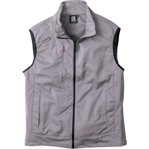 オレンジブック トラスコ中山　TRUSCOコーコス 防風ストレッチベスト グレー LL 〔品番:G23493LL〕[ 注番:3214790]特長●動きやすいストレッチ素材×風を通さない防風素材×肌離れが良くドライタッチなメッシュ素材の3層ボ...