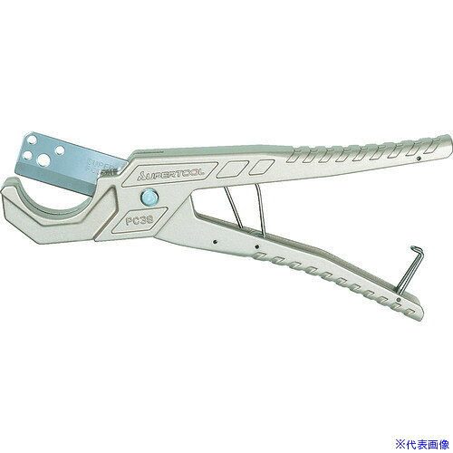オレンジブック トラスコ中山　TRUSCOスーパー フレポリカッター(切断能力:外径38以下) 〔品番:PC38〕[ 注番:3216489]特長●刃を逆に取り付けることにより、2度使用可能です。●滑りにくい溝付グリップです。●切断時に手のひ...