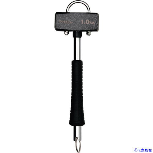 オレンジブック トラスコ中山　TRUSCOMUSTTOOL AHR-U10 足場ハンマー 1.0kg 〔品番:02428〕[ 注番:3231235]特長●カラビナにワンタッチで吊り下げ可能なU字フック付きです。●落下防止コード取り付けリング...