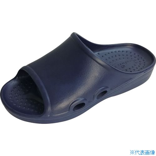 オレンジブック トラスコ中山　TRUSCO内外ゴム サンダル ジャストモード500 ネイビー 9号(26.0〜26.5cm) 〔品番:JM500NVY9〕[ 注番:3235976]特長●超軽量設計、クッション性に優れています。用途●事務所履...