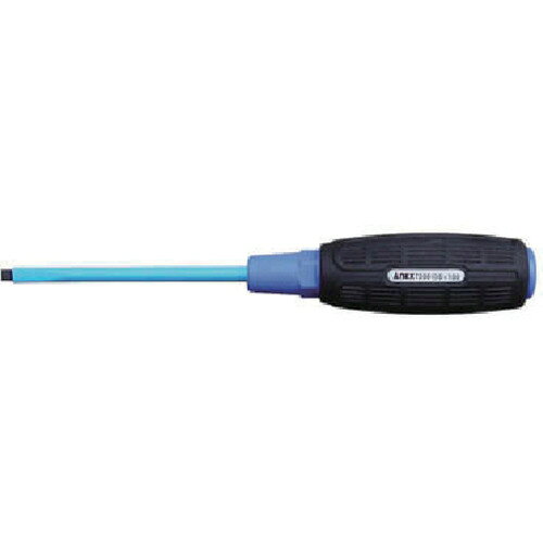 オレンジブック トラスコ中山　TRUSCOアネックス 絶縁ドライバー 刃先−8×軸長100mm 全長278mm 〔品番:72008150〕[ 注番:3253112]特長●刃先の出寸が短く、短絡防止に有効です。●絶縁チューブは二重で安全設計で...