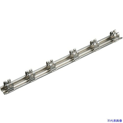 オレンジブック トラスコ中山　TRUSCOTONE ソケットホルダー 差込角12.7mm 全長250mm 〔品番:SH406〕[ 注番:3271595]特長●手動用ソケットもピンとOリングが付いたままのインパクト用ソケットもスッキリと整理で...