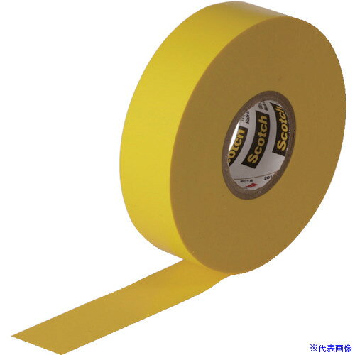 オレンジブック トラスコ中山　TRUSCO3M ビニールテープ 35 黄 19mmX20m 〔品番:35YEL〕[ 注番:3276473]特長●鉛フリータイプです。●高温環境における使用が可能です。●紫外線による耐色性に優れています。●柔軟...