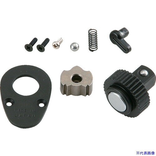 オレンジブック トラスコ中山　TRUSCOKTC ラチェットハンドル用パーツ 9.5sq.ラチェットヘッドリペアキット(ユニオン機構なしタイプ用) 〔品番:BR3AK〕[ 注番:3307557]特長●ラチェットハンドル用のリペアキットです。...