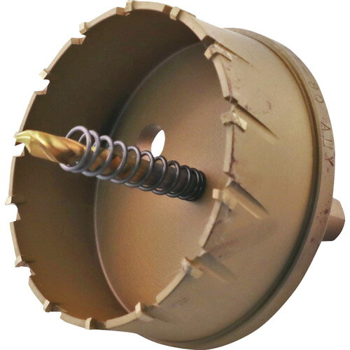 オレンジブック トラスコ中山　TRUSCOロブテックス 超硬ホルソー(チタンコーティング) 80mm 〔品番:HO80G〕[ 注番:3315142]特長●ドリルと本体のチタンダブルコーティングです。●深孔を可能にした切り粉排出機構です。(0...