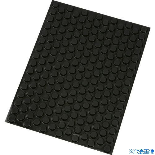 オレンジブック トラスコ中山　TRUSCO3M 防振材 バンポン SJ5012 黒 202個入り R 〔品番:SJ5012BLAR〕[ 注番:3320766]特長●シートからはがして貼るだけの簡単施工です。●緩衝・制振・滑り止めに高い効果を...