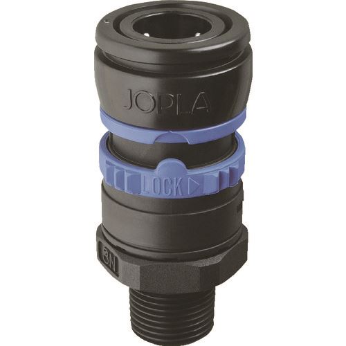 オレンジブック トラスコ中山　TRUSCOJOPLAX 樹脂ソケット 相手側取付Rc3/8 めねじ取付用 〔品番:TS3NR〕[ 注番:3323374]特長●ねじタイプ。●ワンタッチ接続方式。●セーフティロック機構を標準装備。●エンジニアリ...
